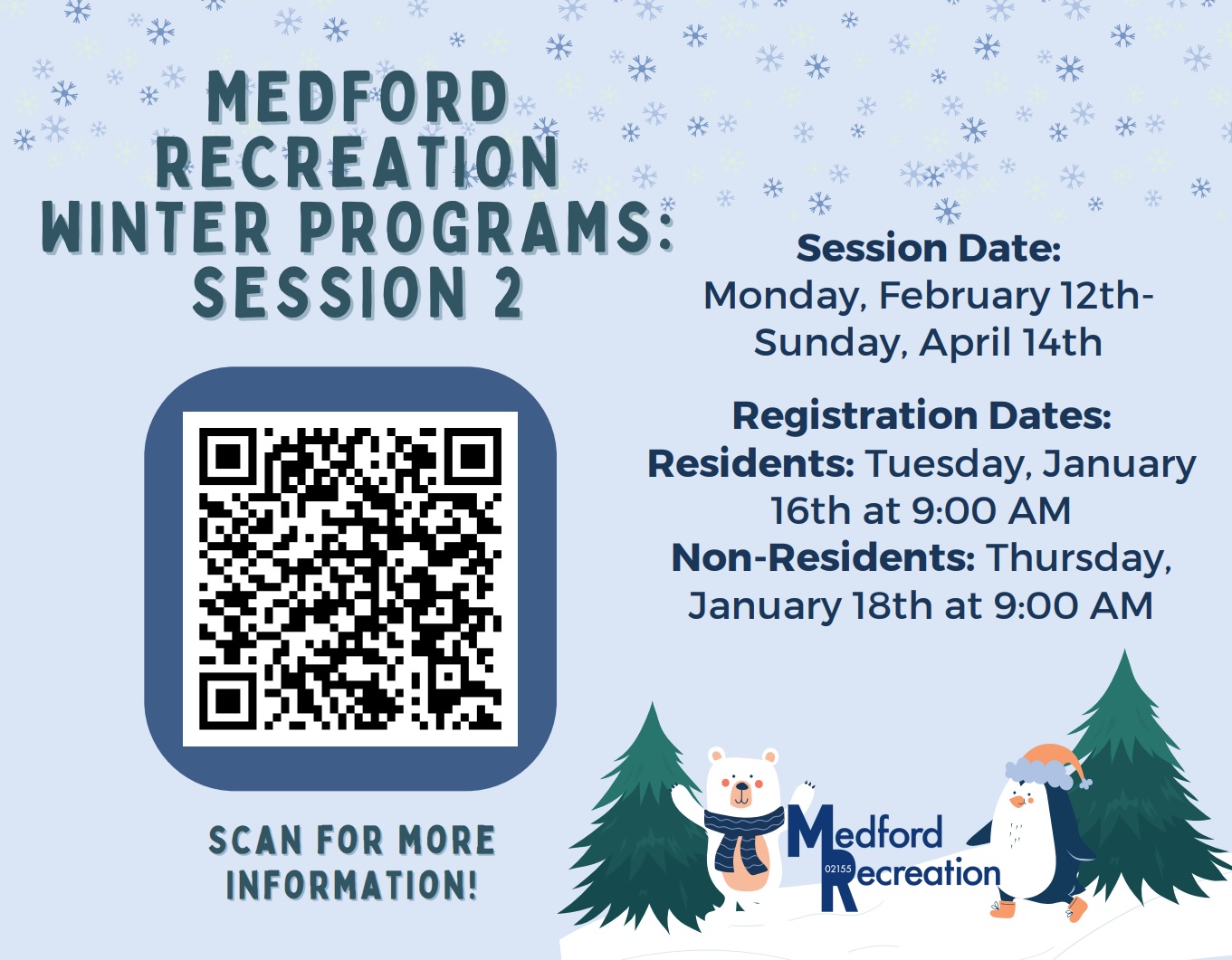 Medford Recreation: Online Registration by MyRec.com Recreation ...